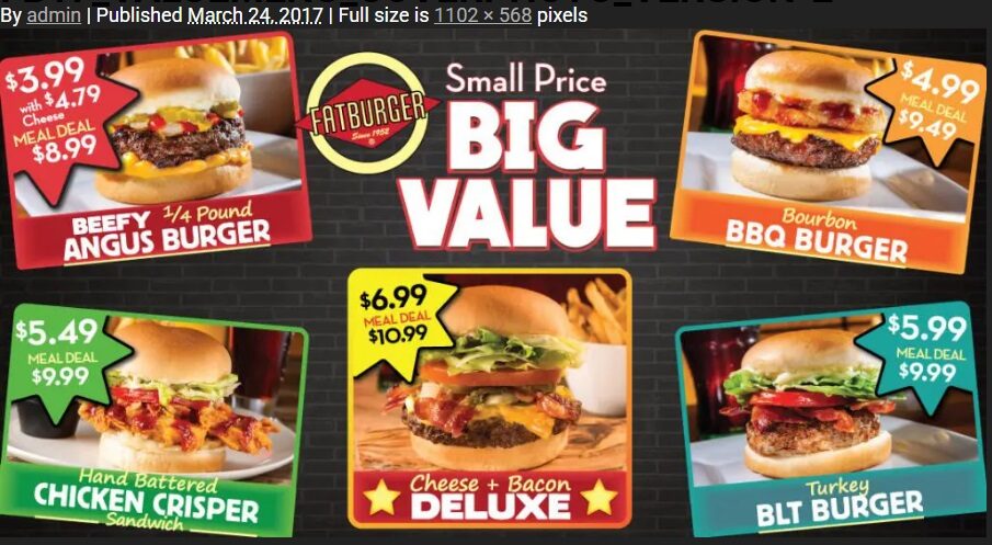 [Fatburger Canada] [AB,BC,MB,NWT,SK] 20th Anniversary (5/20-25): 1/4lb ...