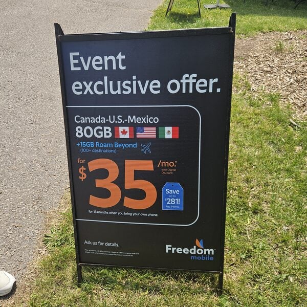 Freedom Mobile $35 for 80gb Can-US-Mex and 15gb Roam Beyond Oshawa ...