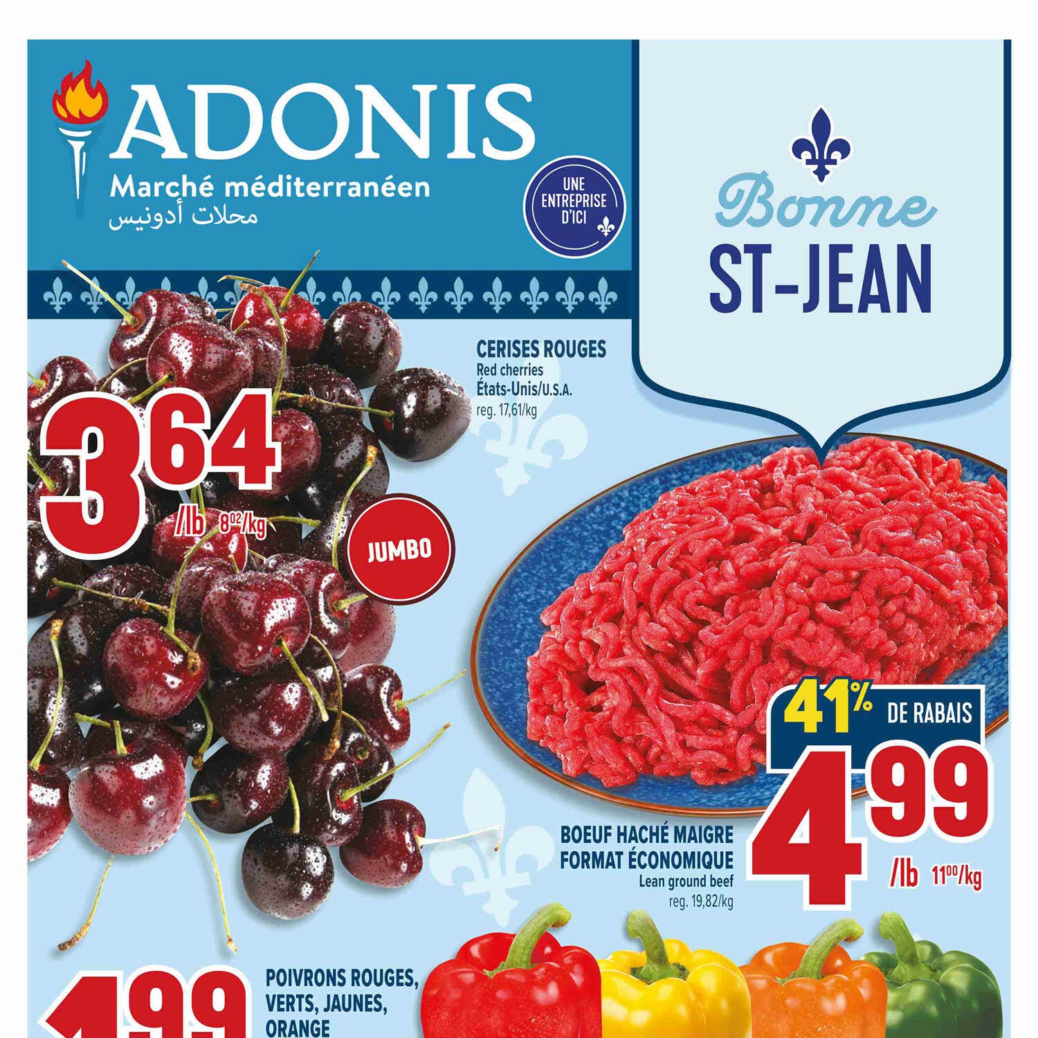 Marche Adonis Weekly Flyer - Weekly Specials (QC) - Jun 19 – 25 ...