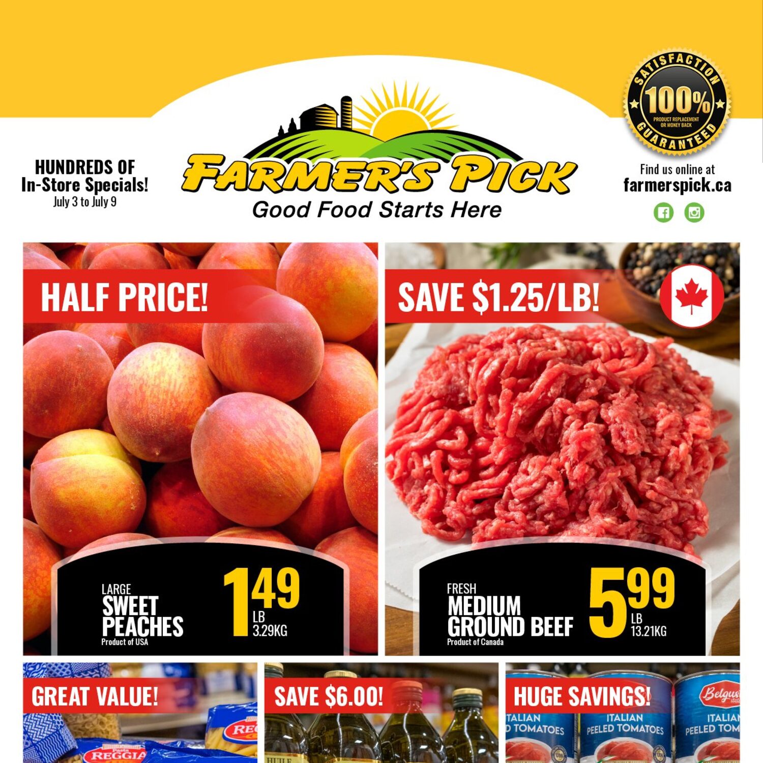 Farmers Pick Weekly Flyer - Weekly Specials - Jul 3 – 9 - RedFlagDeals.com