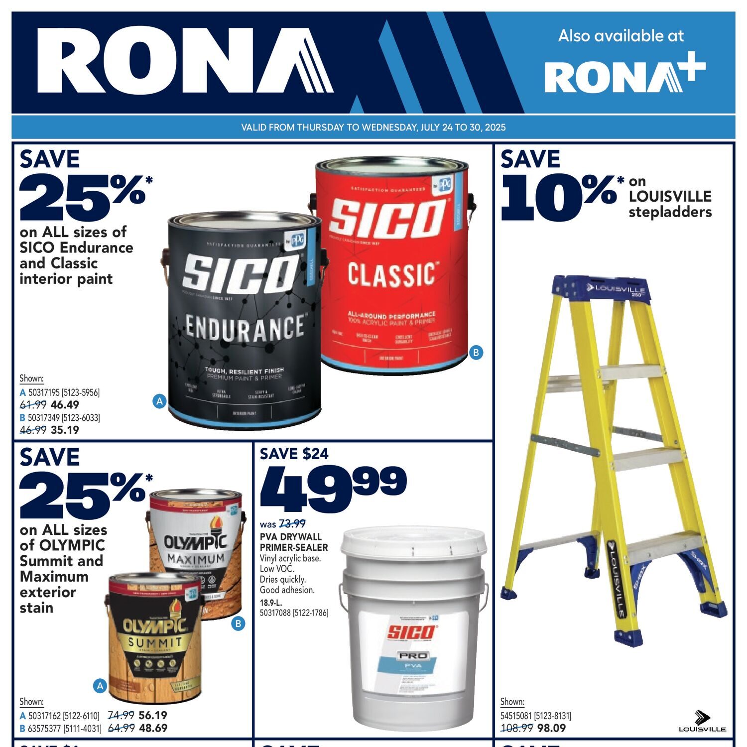 Rona Weekly Flyer - Weekly Deals (West) - Jul 24 – 30 - RedFlagDeals.com