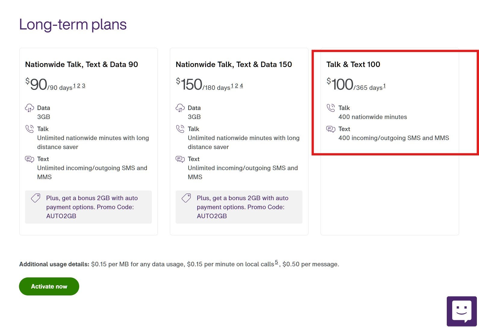 [Telus] Telus Prepaid - First Year offer Unlimited call, Text + 2GB $100 - Page 99 ...