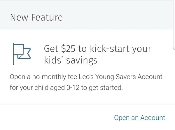 [Royal Bank] RBC Leo's Young Savers Account - Free $25 or $50 Bonus ...