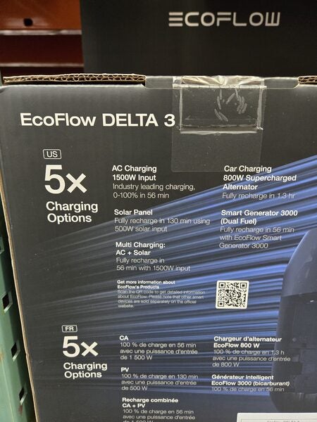 [Costco] Ecoflow Delta 3 Plus portable power station - $650 + tax ...