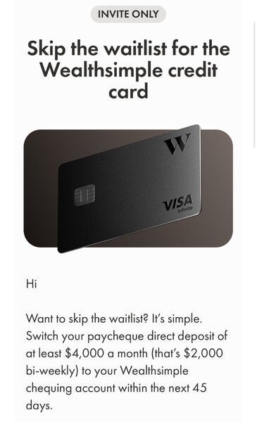 Wealthsimple Visa Infinite thread. (Officially launched as of June 11th ...