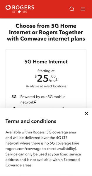 [The Mobile Shop] Rogers 5G Home Internet, Ontario (Rogers, TMS ...