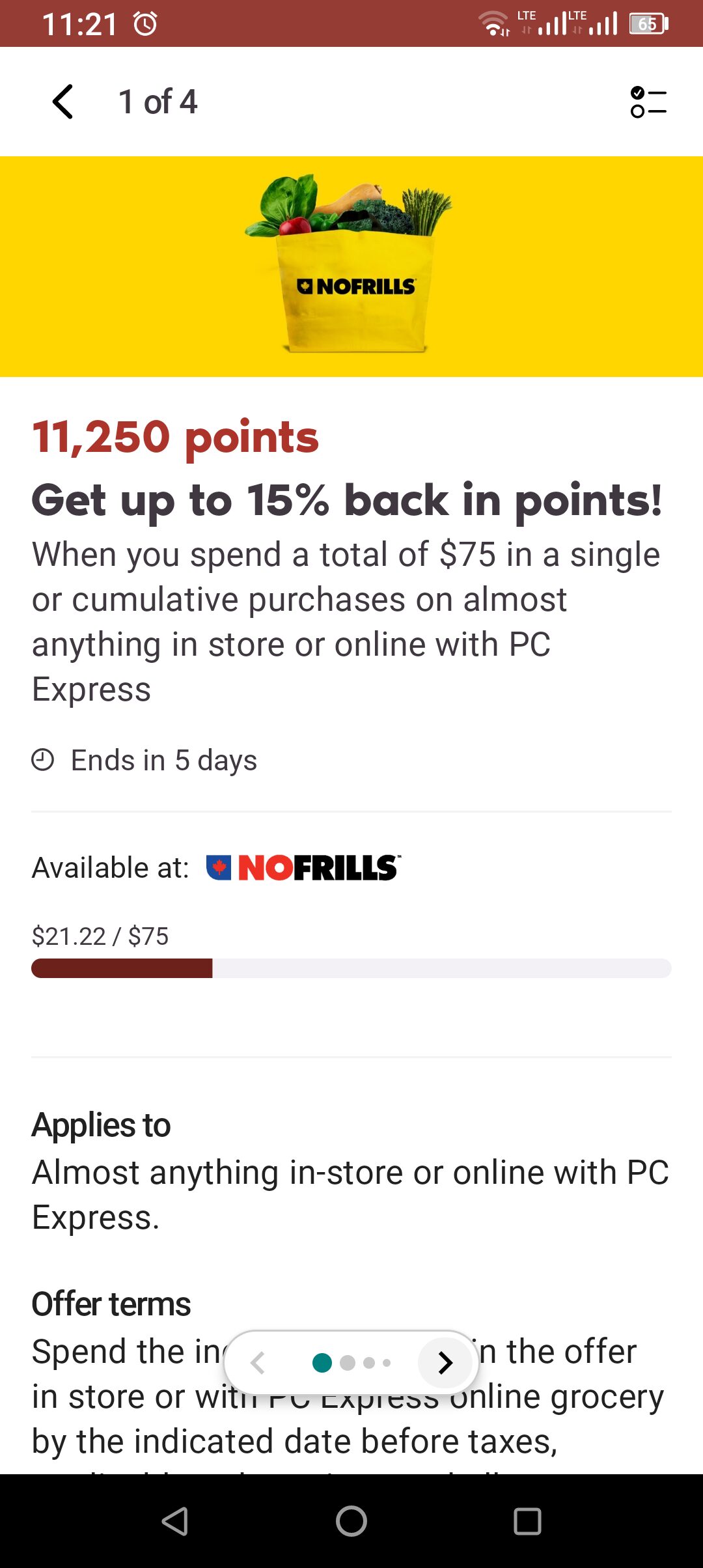 [No Frills] PC Scoop Shop Ice Cream 946ml $3.00 + 1000 PCO points (reg ...