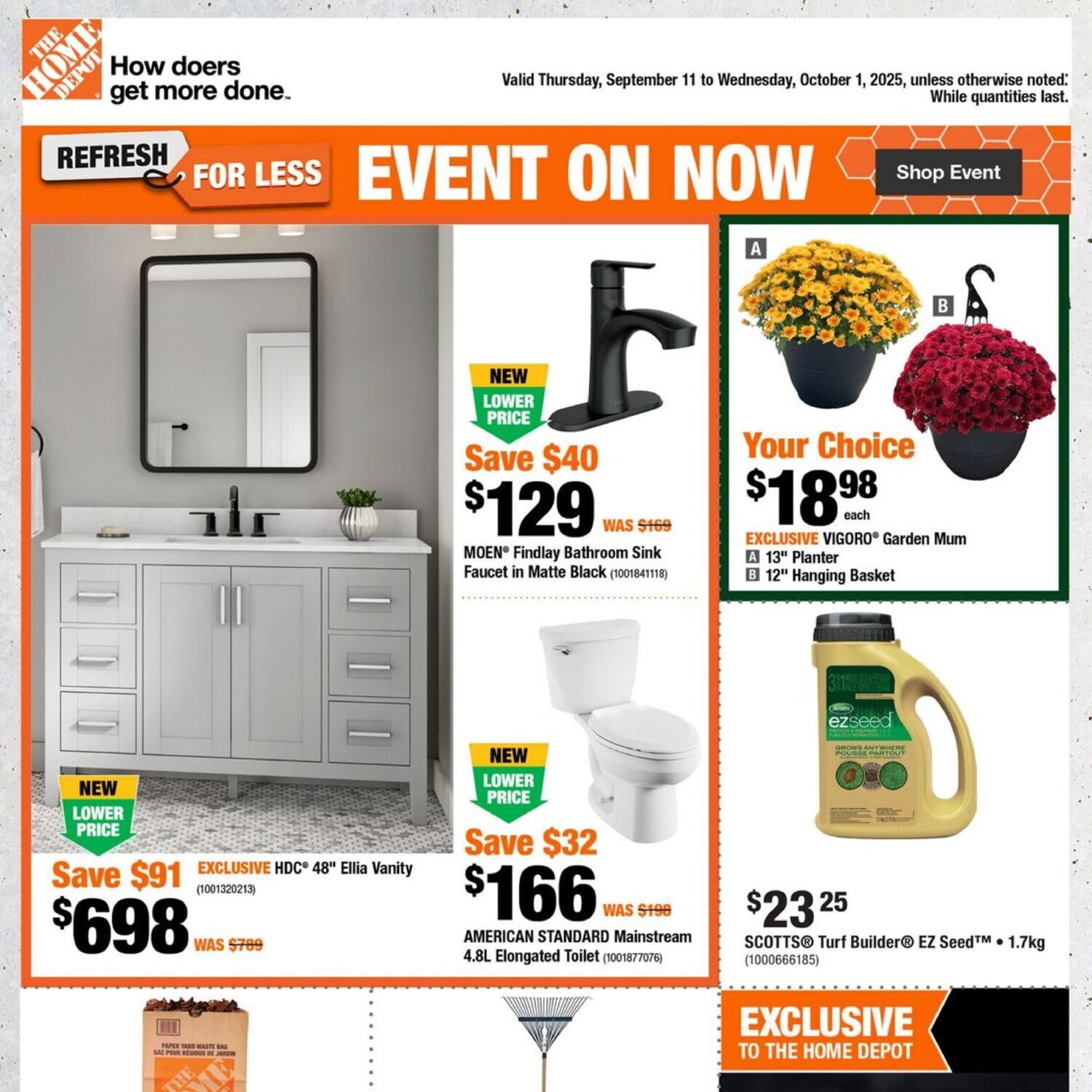 Home Depot Weekly Flyer - Weekly Deals - Refresh For Less Event (ON ...