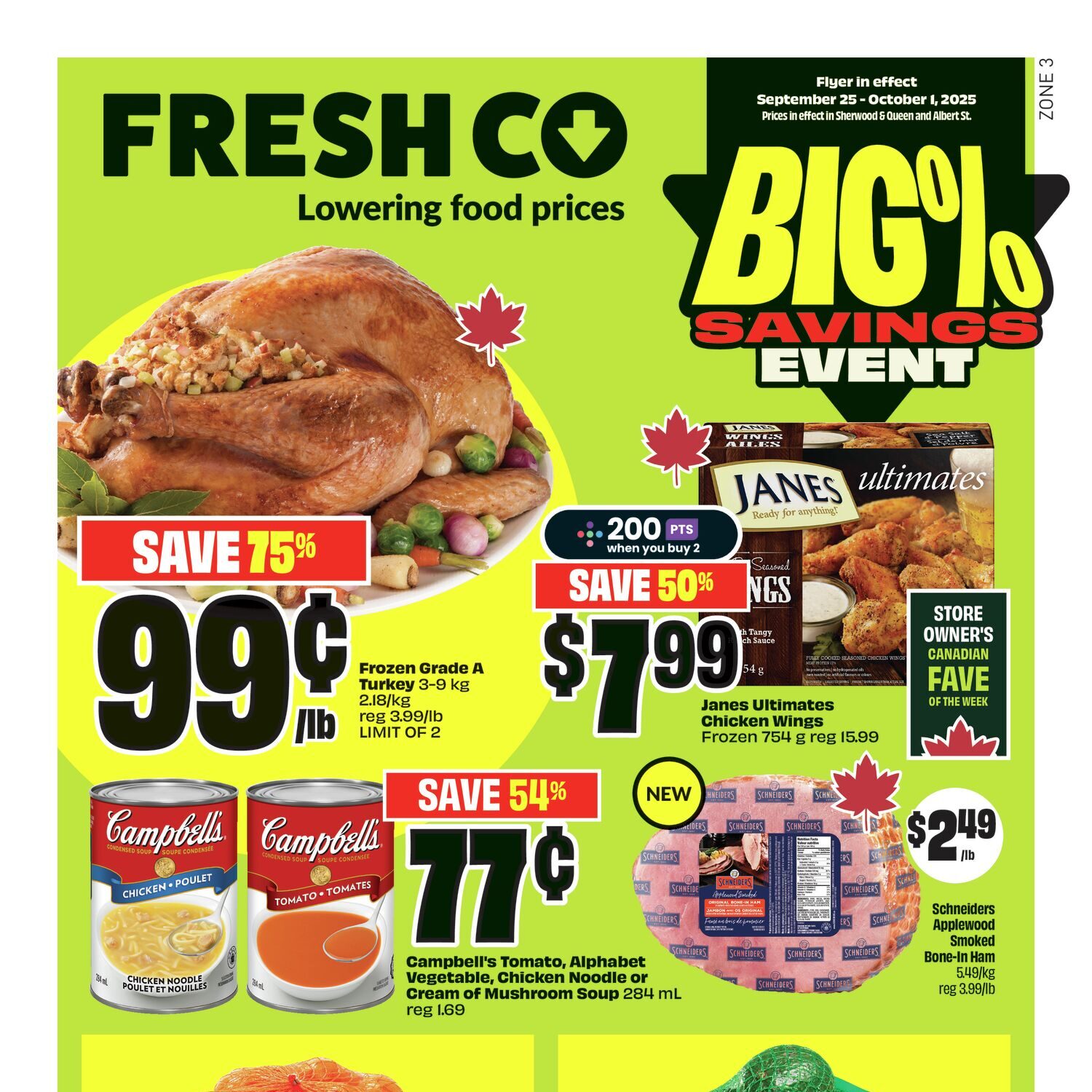 Fresh Co Weekly Flyer - Regina Only - Big Savings Event (SK) - Sep 25 ...