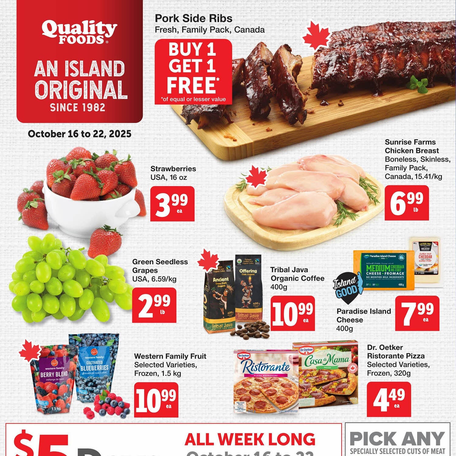 Quality Foods Weekly Flyer - Weekly Specials - Oct 16 – 22 - RedFlagDeals.com