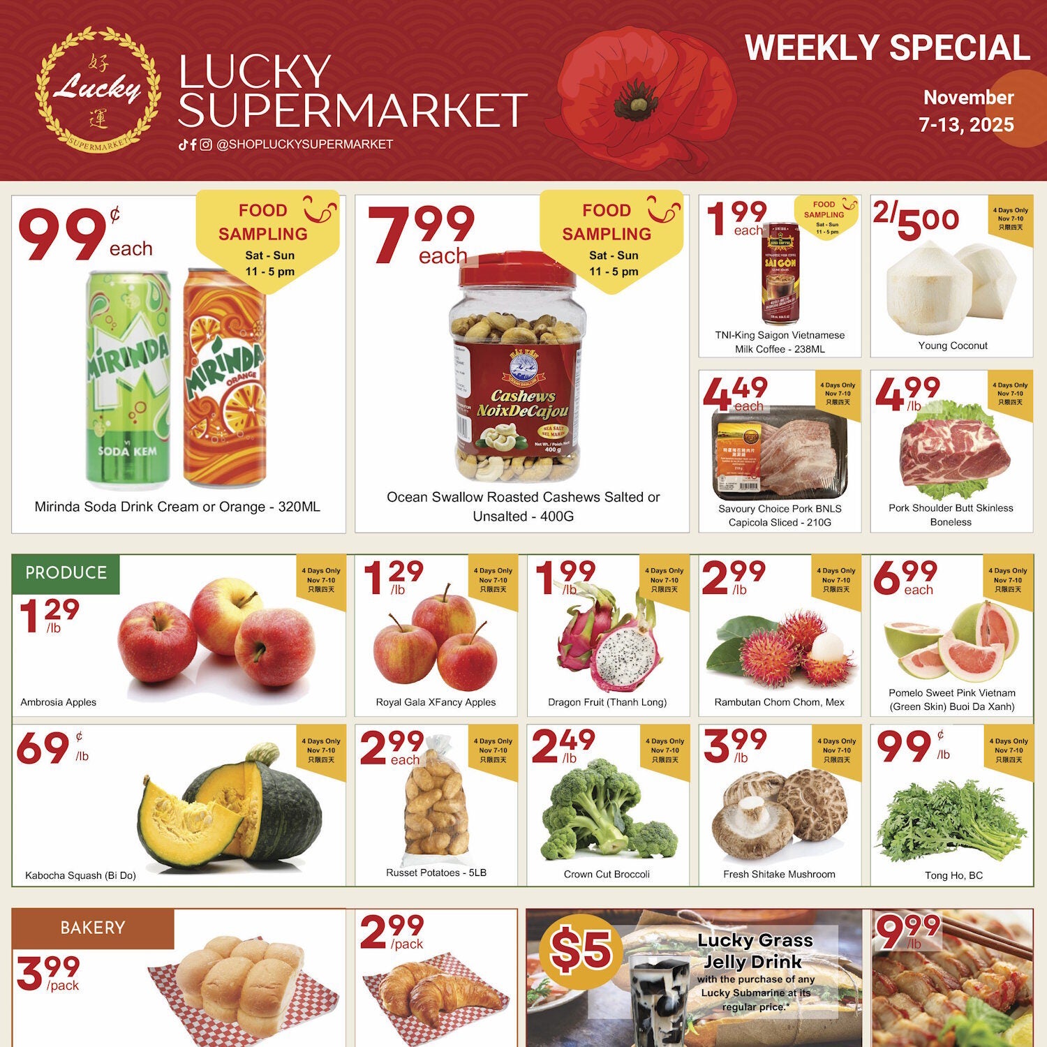 Lucky Supermarket Weekly Flyer - Weekly Specials (Surrey/BC) - Nov 7 ...