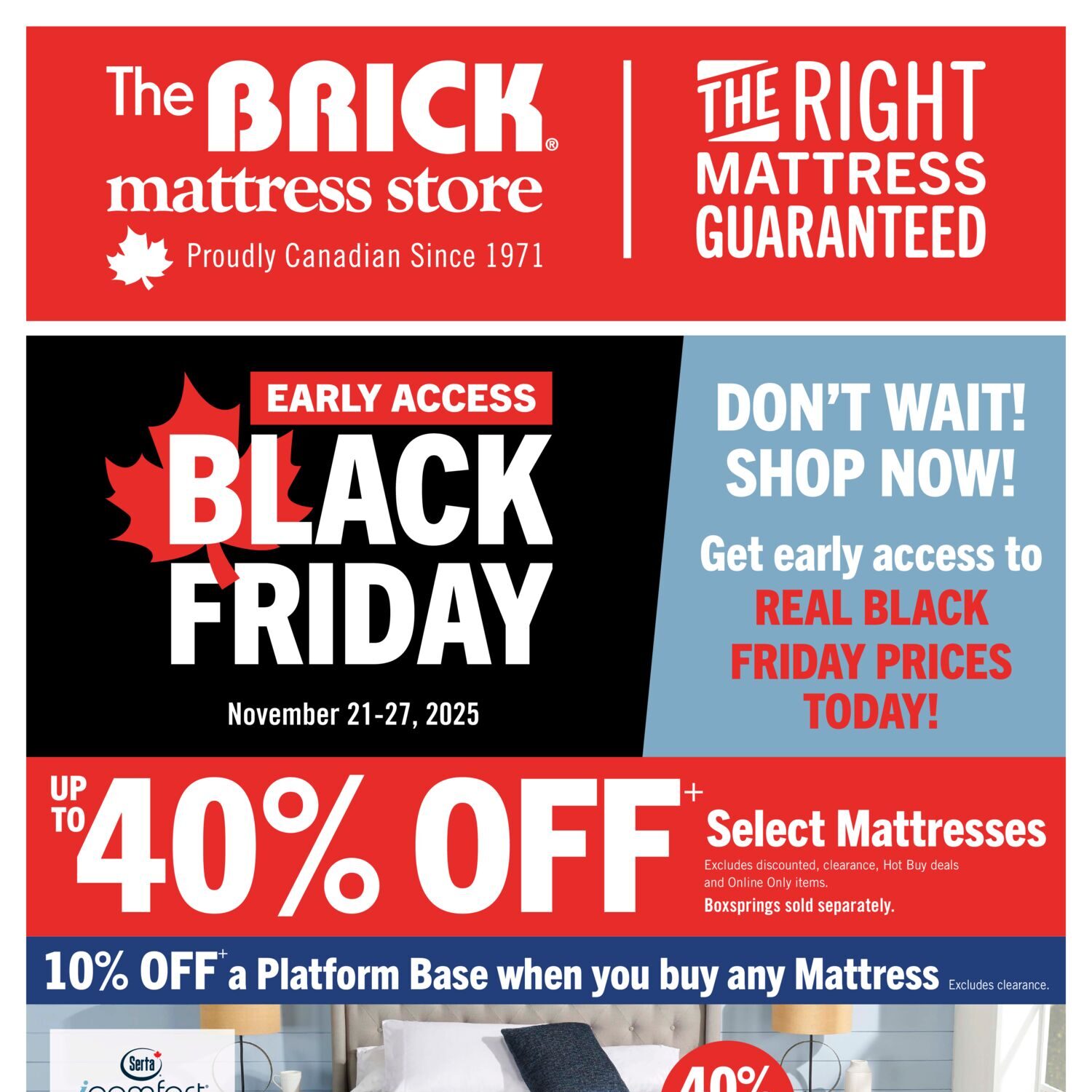The Brick Weekly Flyer - Mattress Store - Black Friday Early Access ...