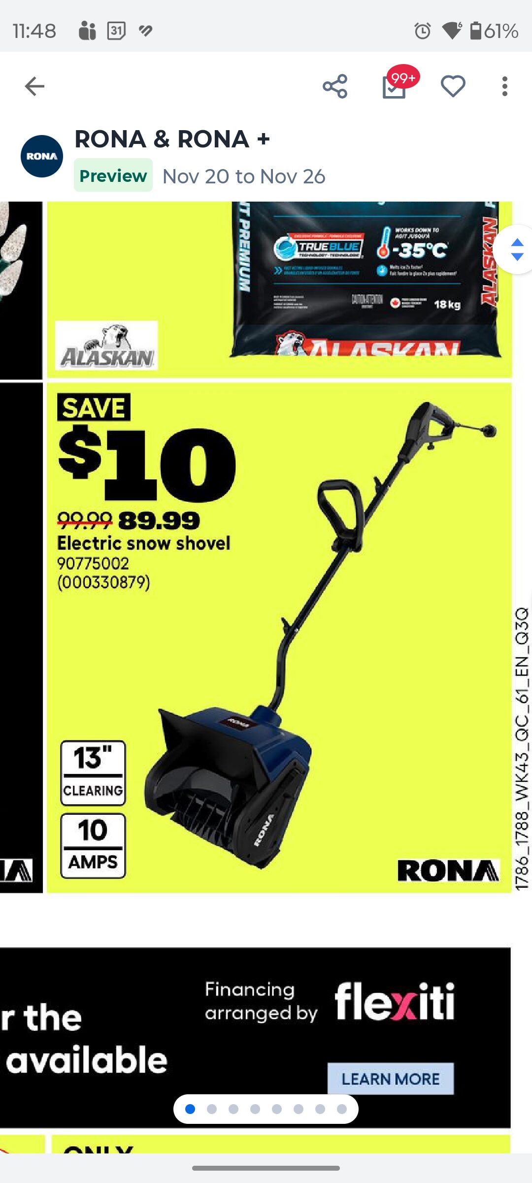 [Rona] RONA Electric Shovel 13-in 10 A - Black and Blue $89.99 - RedFlagDeals.com Forums