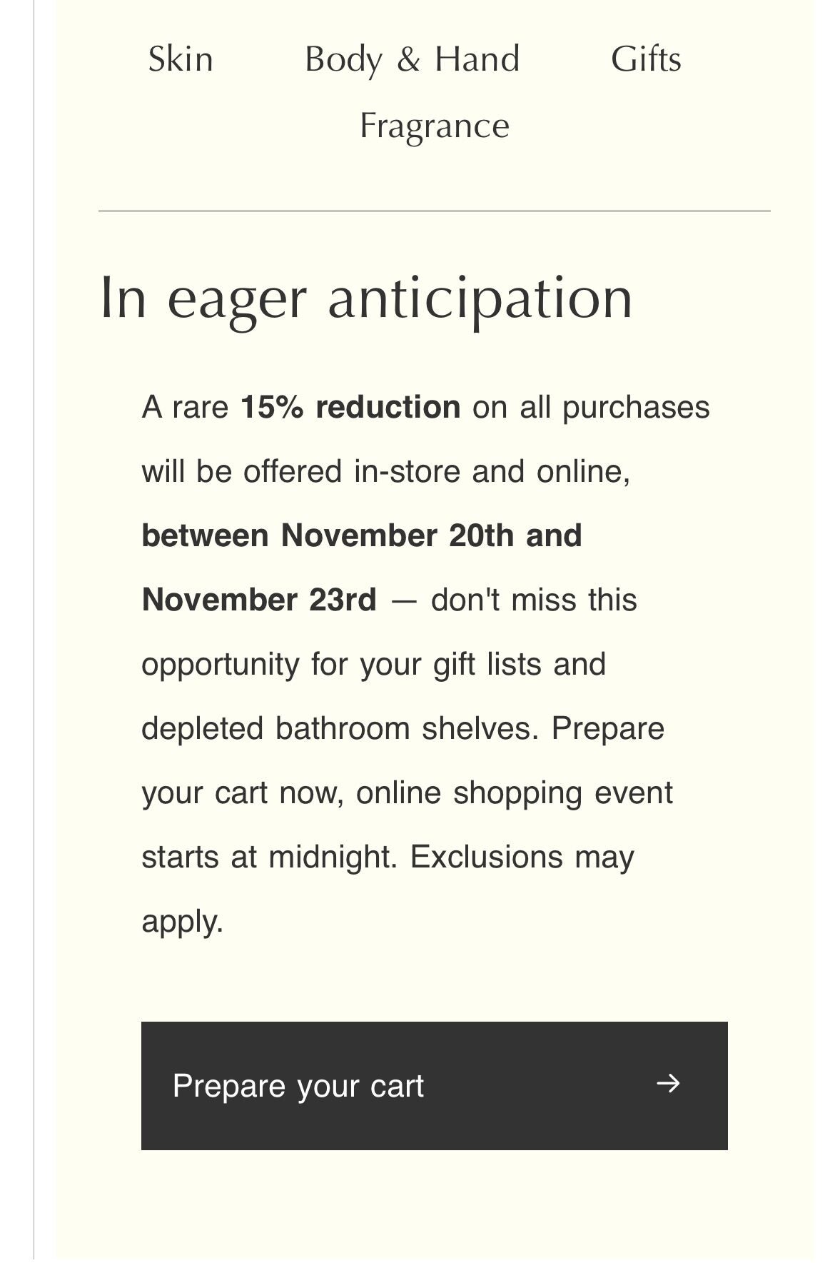 [Aseop] [Black Friday] 15% off In-Store and Online Nov 20 - 23 ...