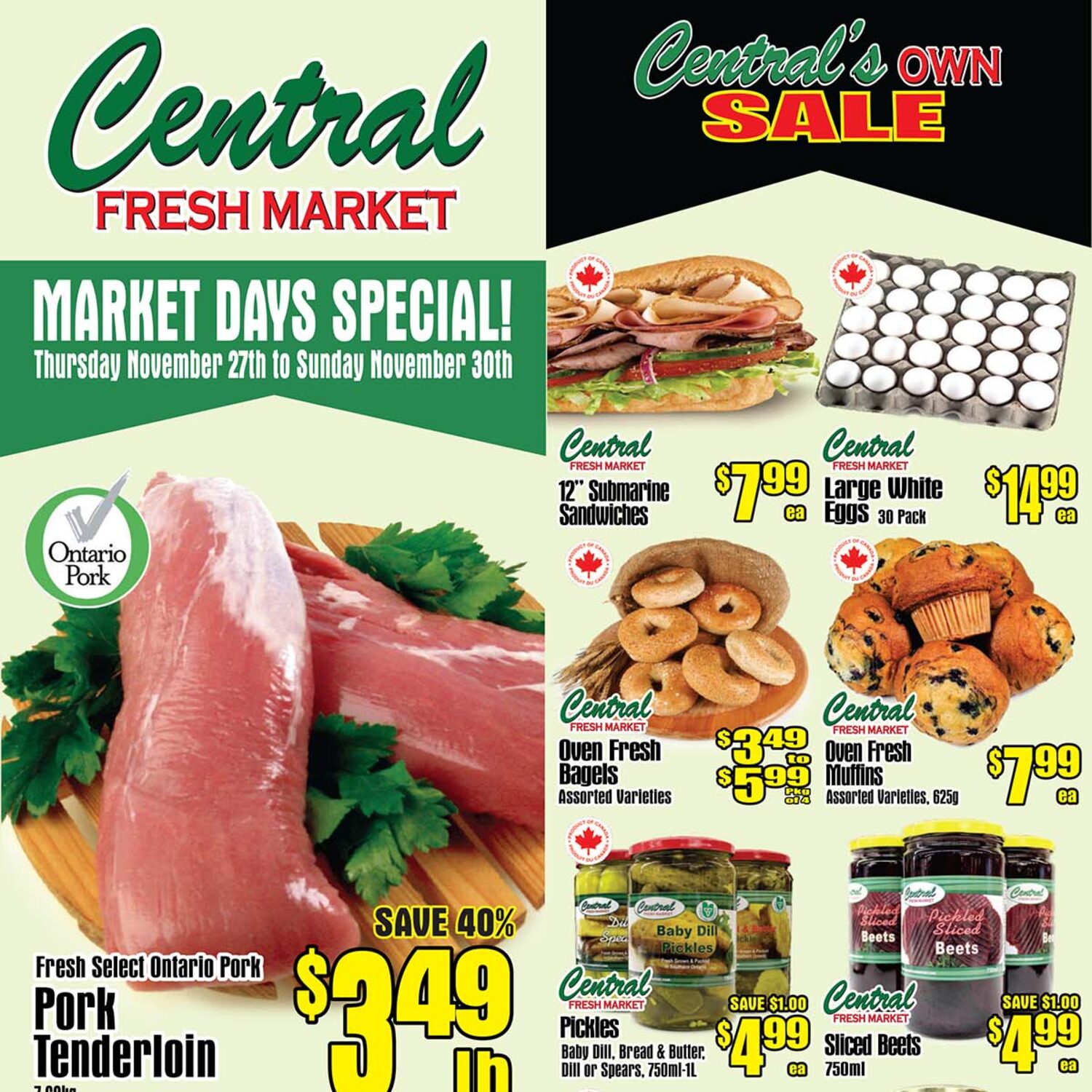 Central Fresh Market Weekly Flyer - Weekly Specials - Nov 27 – Dec 4 ...
