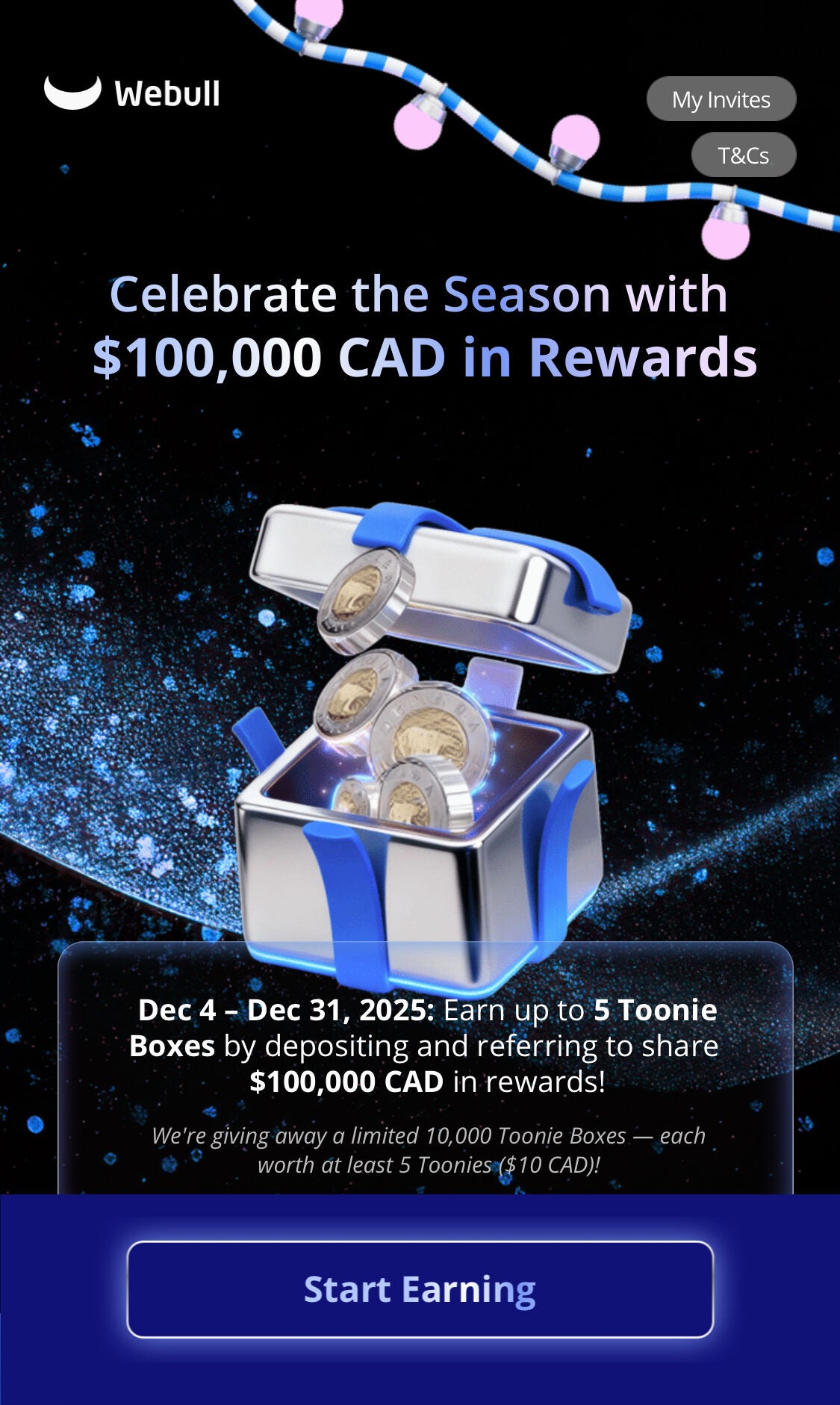 [Webull] Deposit $10 and get 1 Toonie Box worth at least $10 ...