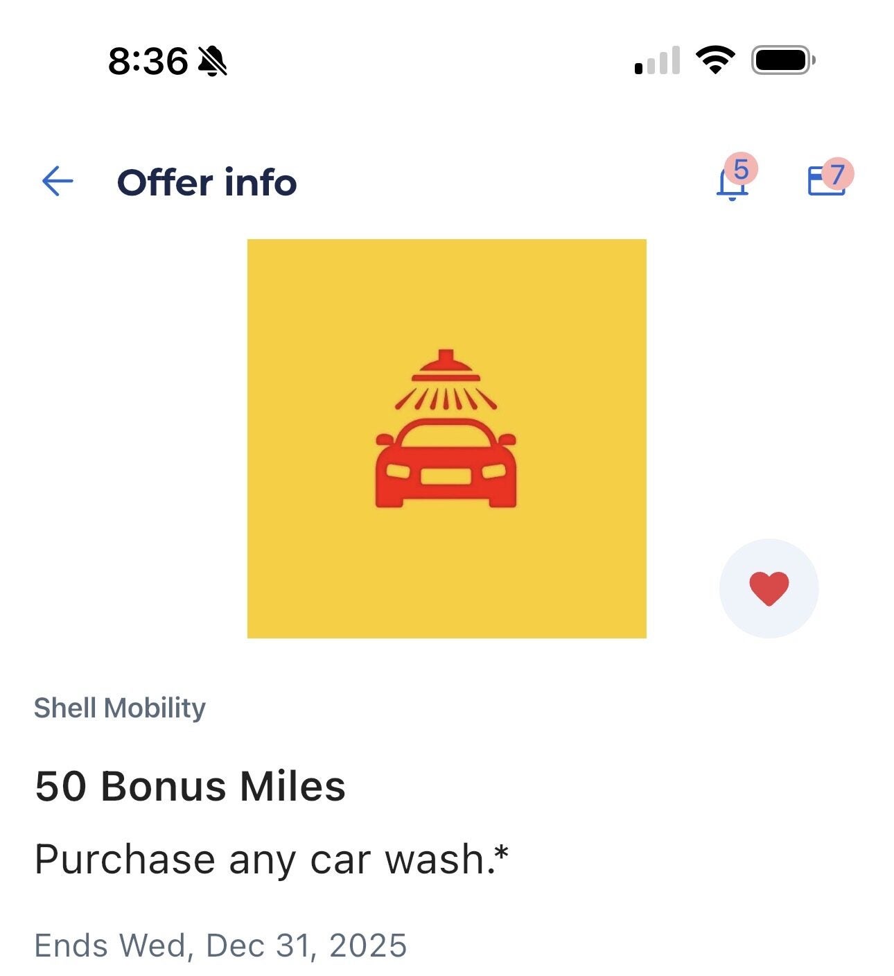 [Shell] 75 Bonus Air Miles for an Ultimate+ Car Wash (Dec 15-17) Max ...