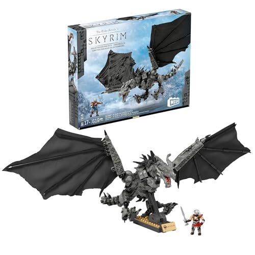 [Amazon.ca] MEGA Skyrim Action Figures Building Toys, Alduin The World ...