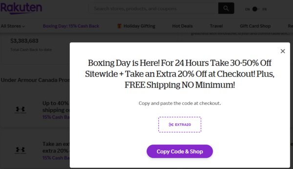 [Under Armour] [Boxing Day] Under Armor 30-50% off with FS code ...
