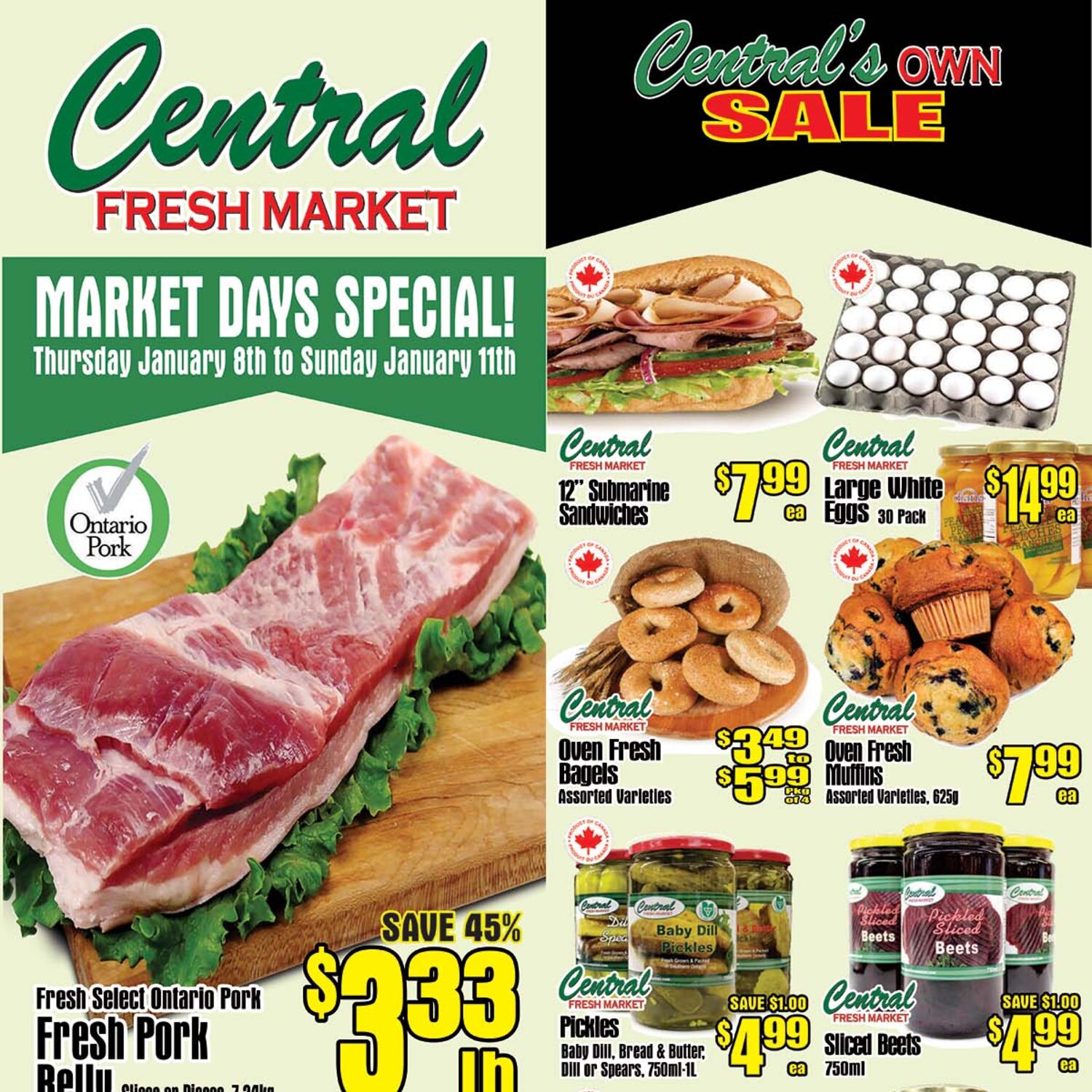 Central Fresh Market Weekly Flyer - Weekly Specials - Jan 8 – 15 ...
