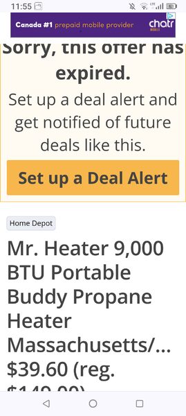 [Sail] [Sail] Mr. Heater Buddy Propane Heater - $99.99 (Reg. $139.99 ...