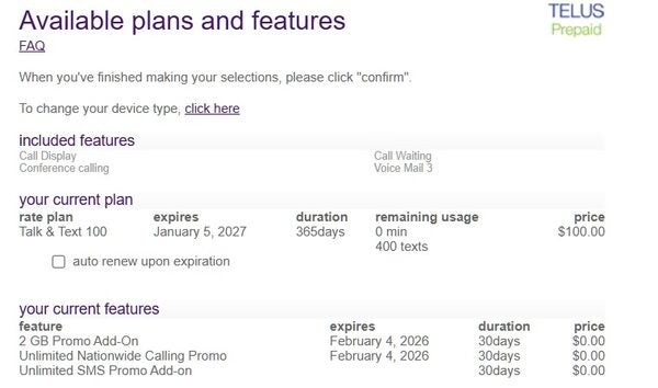 [Telus] Telus Prepaid - First Year offer Unlimited call, Text + 2GB ...