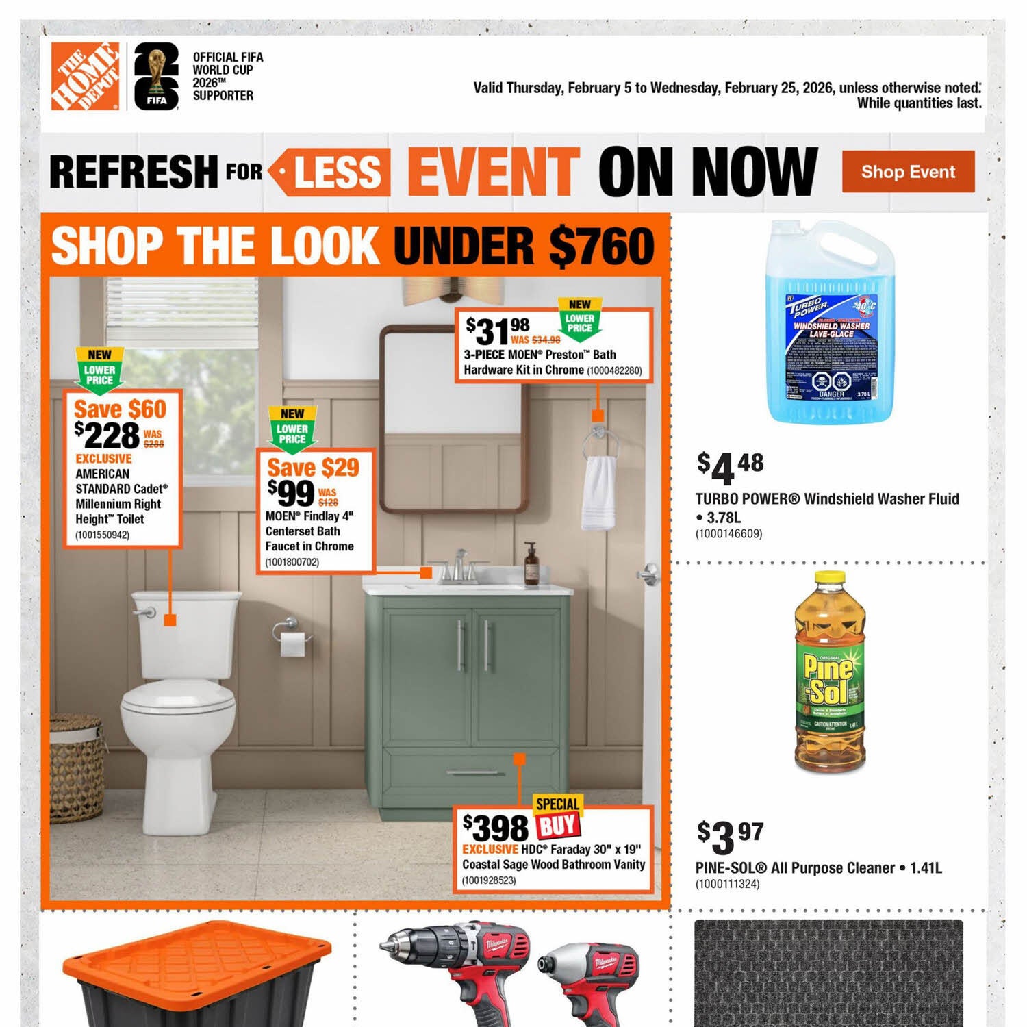 Home Depot Weekly Flyer - Weekly Deals - Refresh For Less Event (ON ...