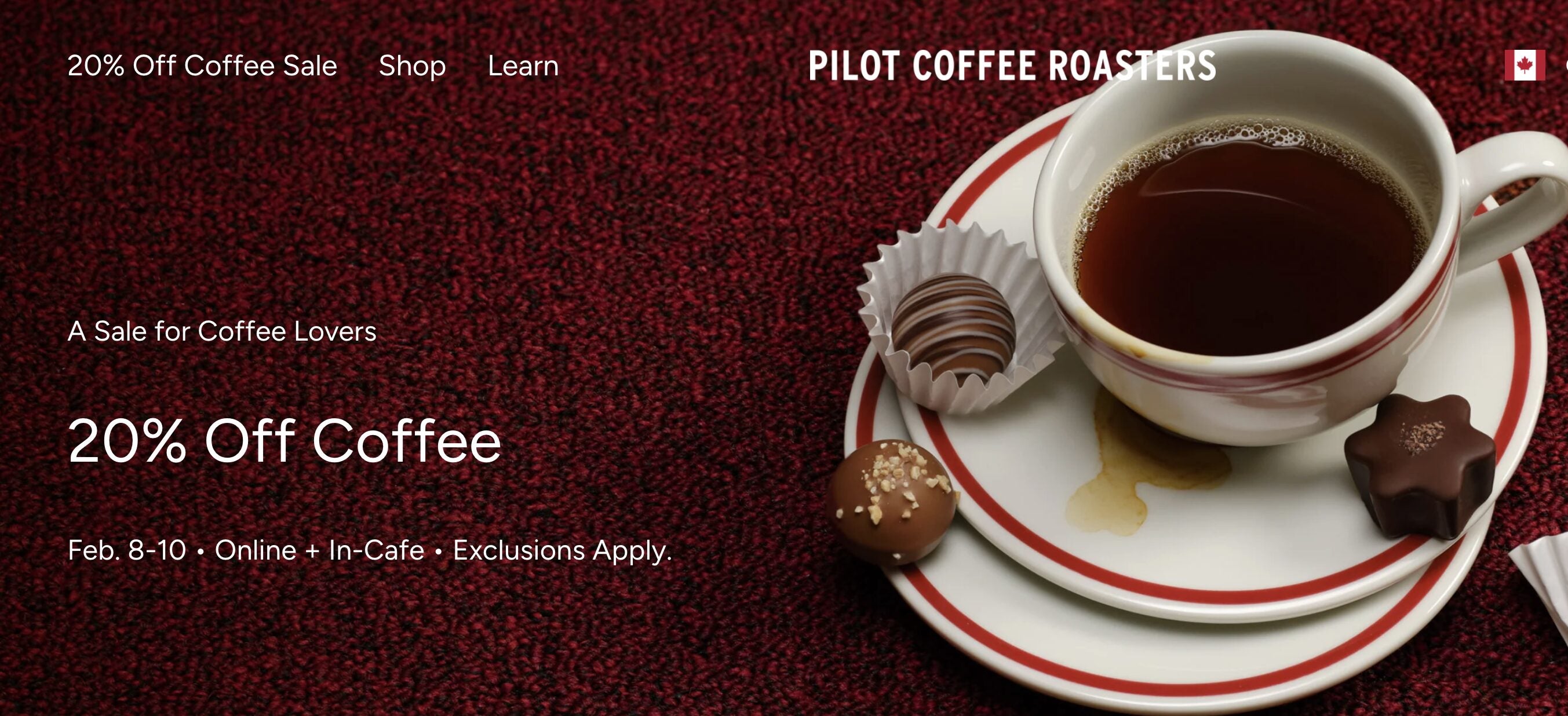 [Pilot Roast Coffee] Pilot Roast Coffee, 20% off - RedFlagDeals.com Forums