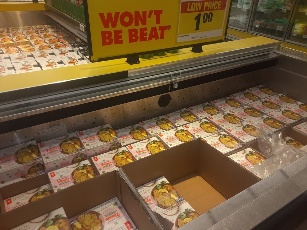 [No Frills] TO Dufferin Mall $1 President’s Choice frozen cheese frusta ...