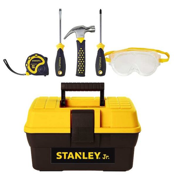[Rona] Stanley Jr. Construction Toy Tool Set in Steel and Rubber for ...