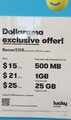 [Lucky Mobile] $25 30GB Dollarama Exclusive - $20 Gift Card - $4 SIM ...