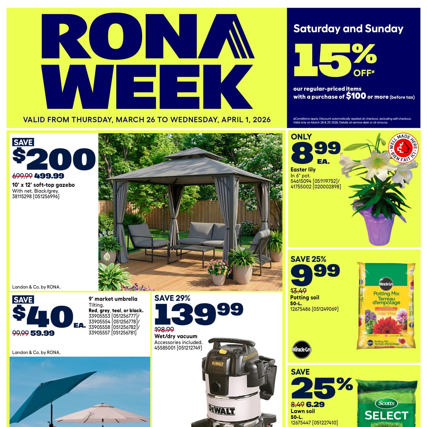 Rona Weekly Flyer - Weekly Deals - Rona Week (SK) - Mar 26 – Apr 1 ...