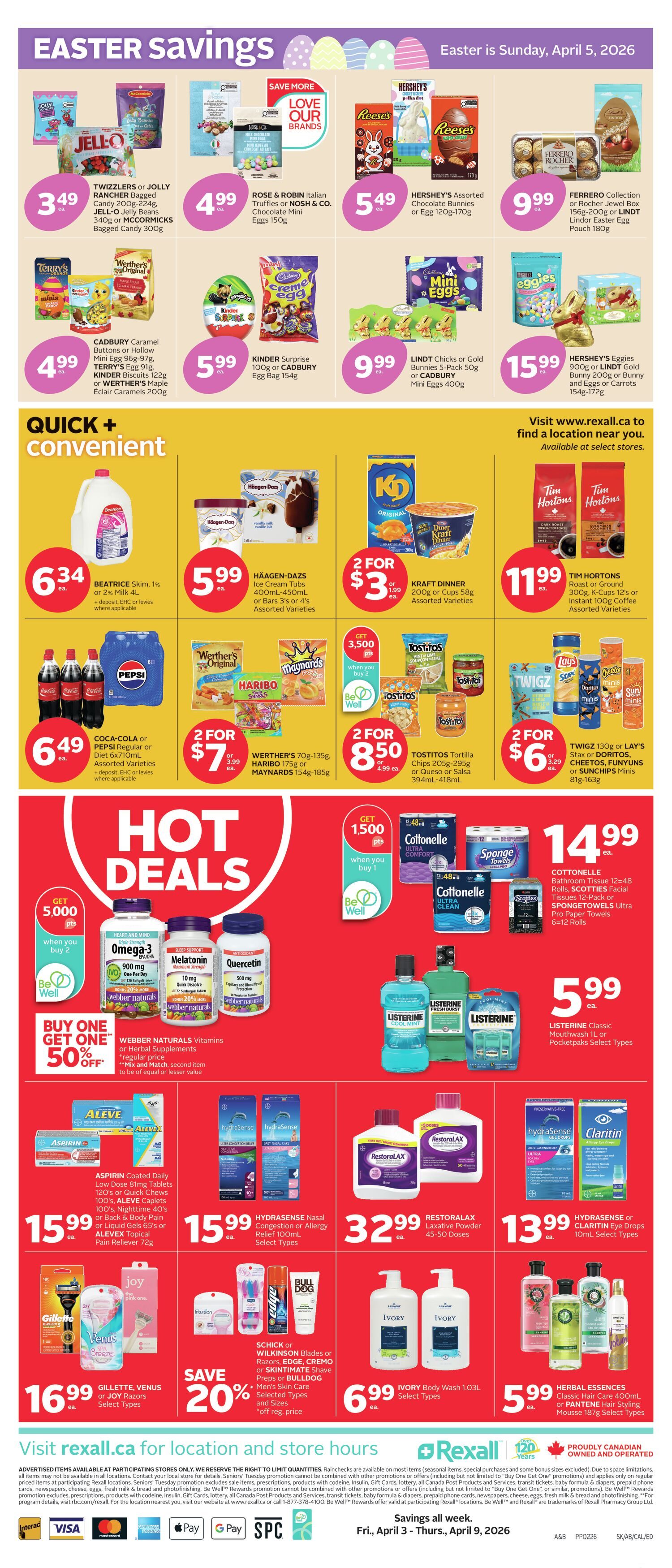 Rexall Weekly Flyer - Weekly Savings (AB & SK) - Apr 3 – 9 ...