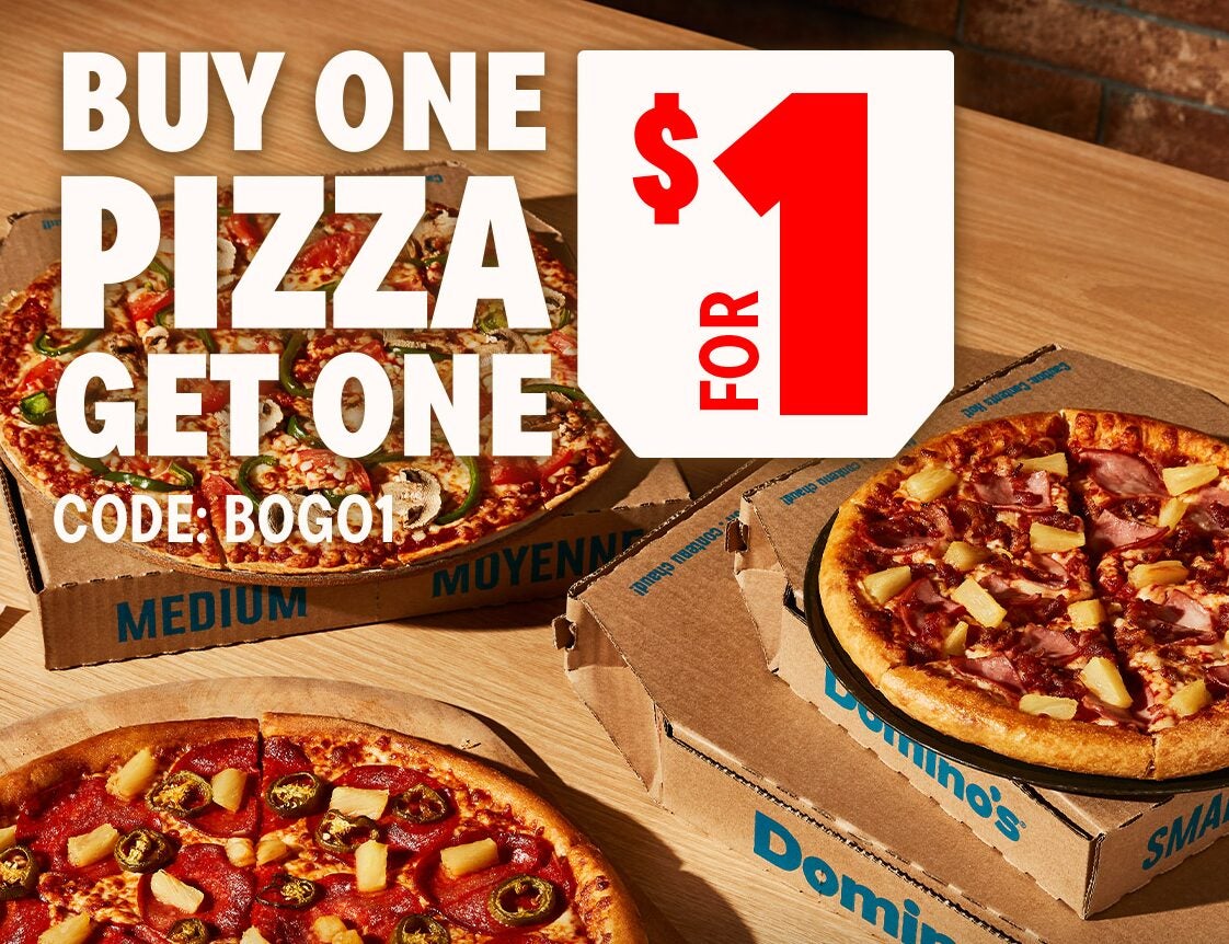 [Domino's Pizza] Buy One Pizza Get One For $1.00 - RedFlagDeals.com Forums