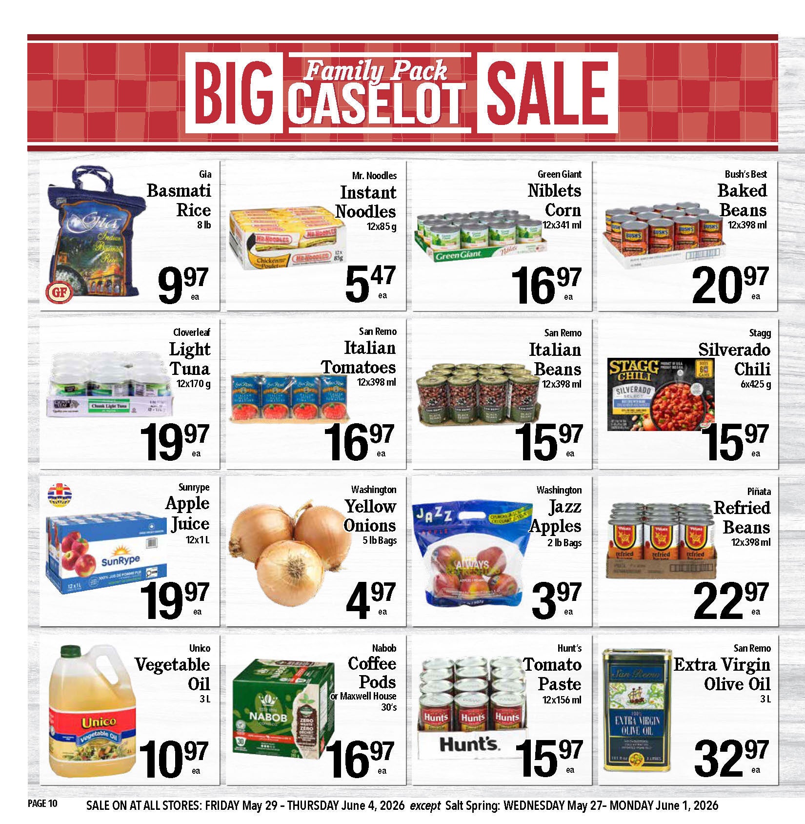 Country Grocer Weekly Flyer - Weekly Specials - Family Pack Caselot ...
