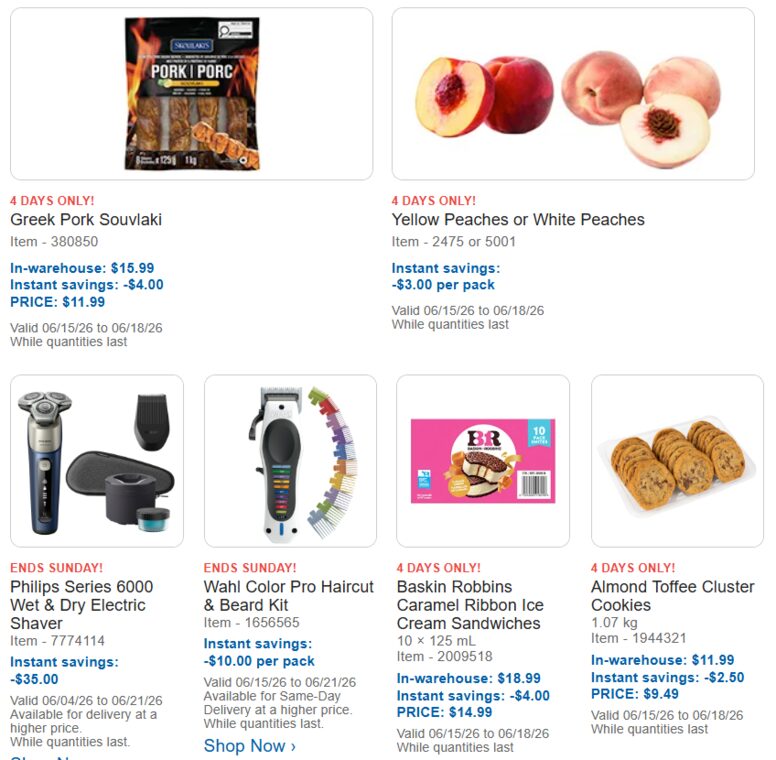 [Costco] Featured Savings in the Warehouse (Pork Loin, Short Ribs ...