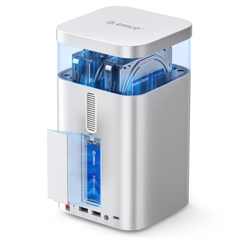 [Amazon.ca] ORICO MiniTower 2 Bay RAID Enclosure Compatible NVMe SSD ...